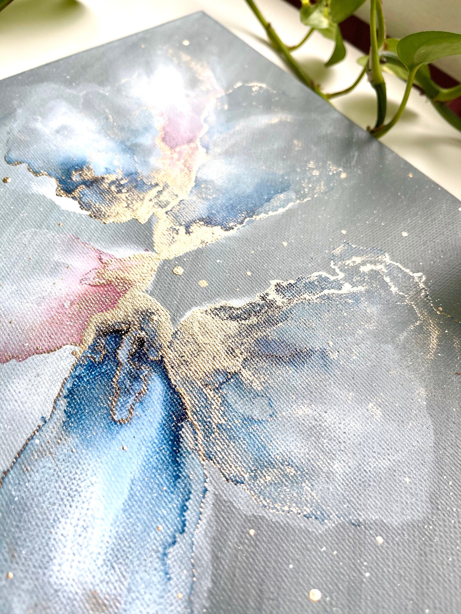 Original Mixed Media Ink Art | Wall Art | Abstract Art | Fluid Art ...