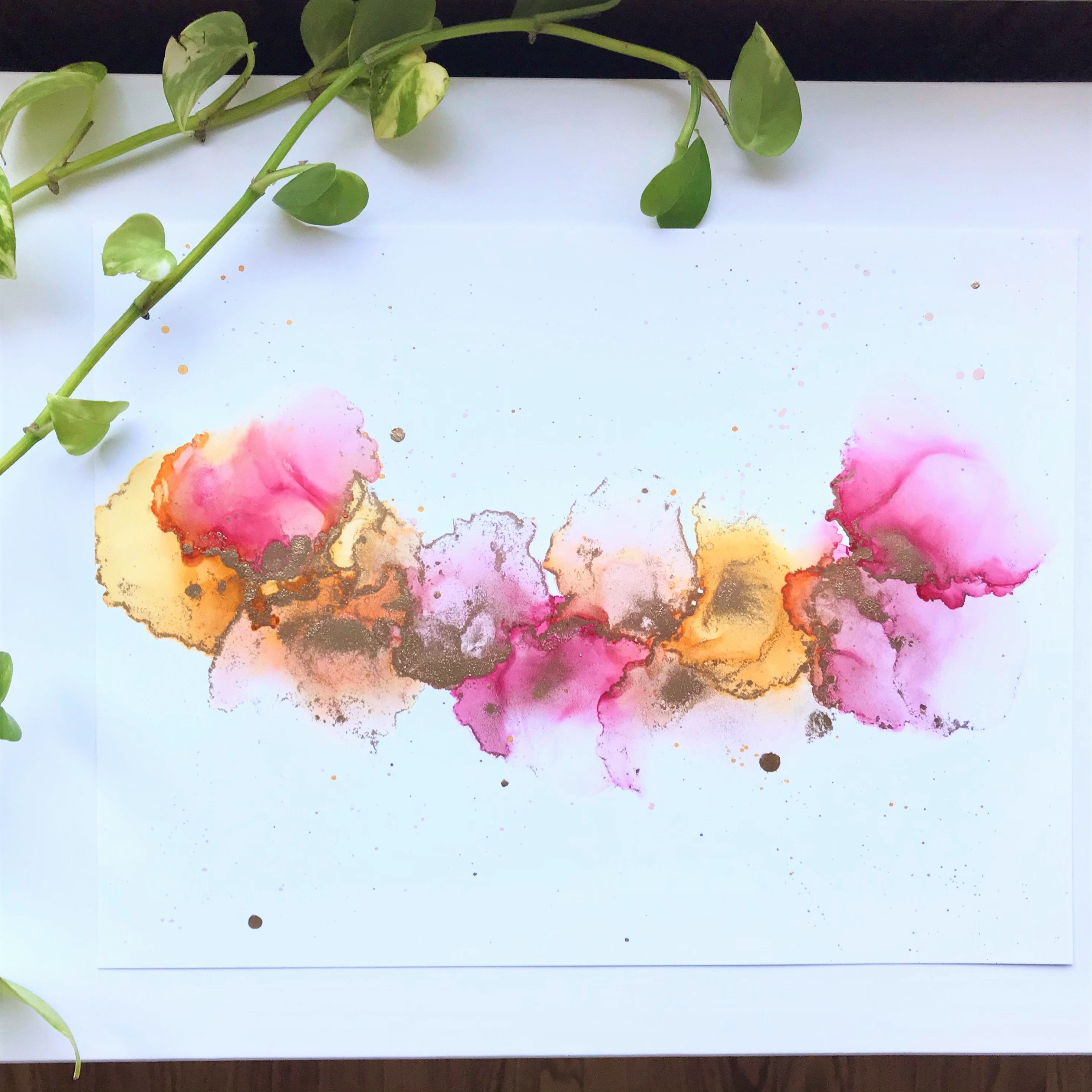 Galaxies in You VIII | Original Alcohol Ink Art | Wall Art | Abstract ...