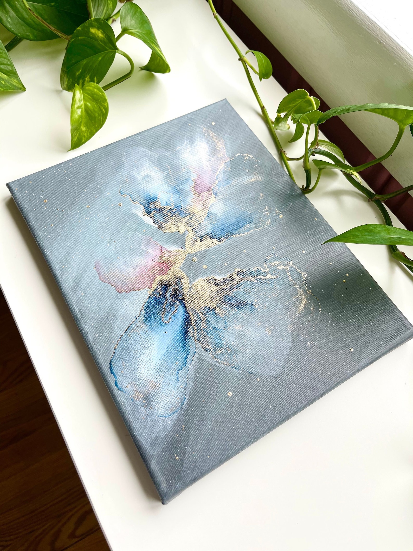 Original Mixed Media Ink Art | Wall Art | Abstract Art | Fluid Art ...