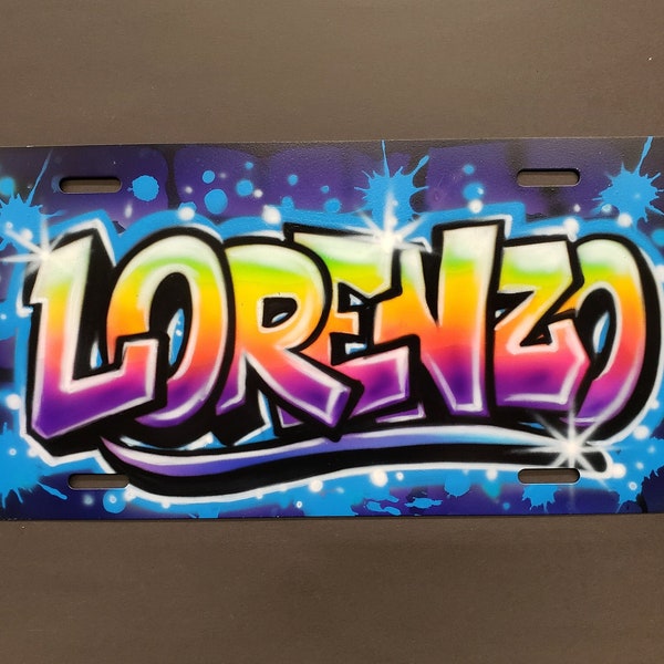 Airbrushed License Plates - Etsy