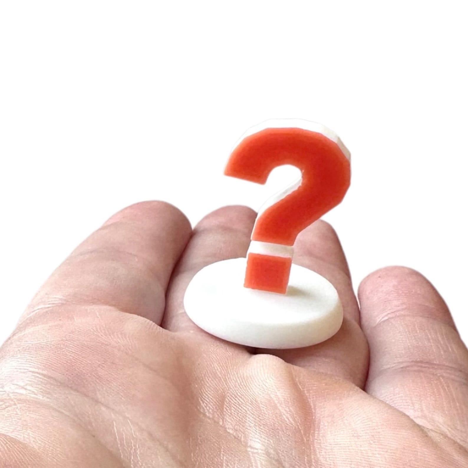 QUESTION MARK Miniature, 3D Printed Question Token, Letter Q ...