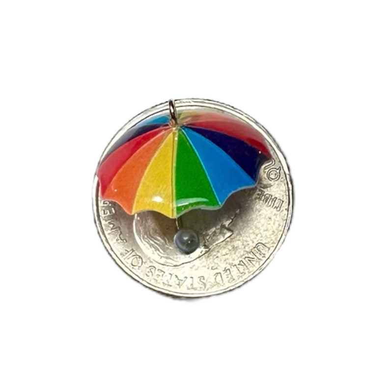 UMBRELLA Miniature, Umbrella Charm for Montessori Language Objects ...