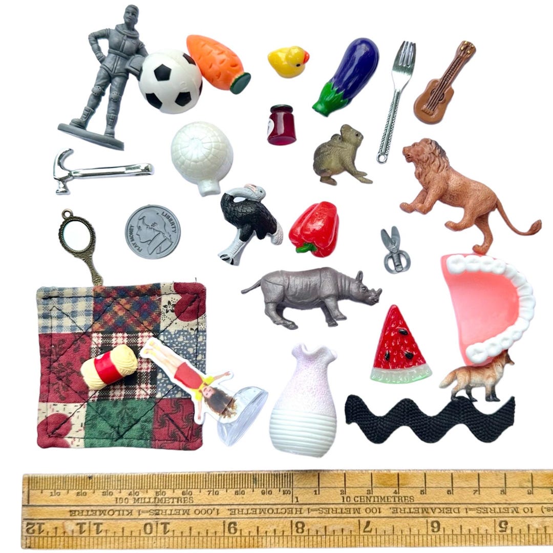 Set #3, Montessori Language Objects Set #3, Alphabet Letter Objects for ...