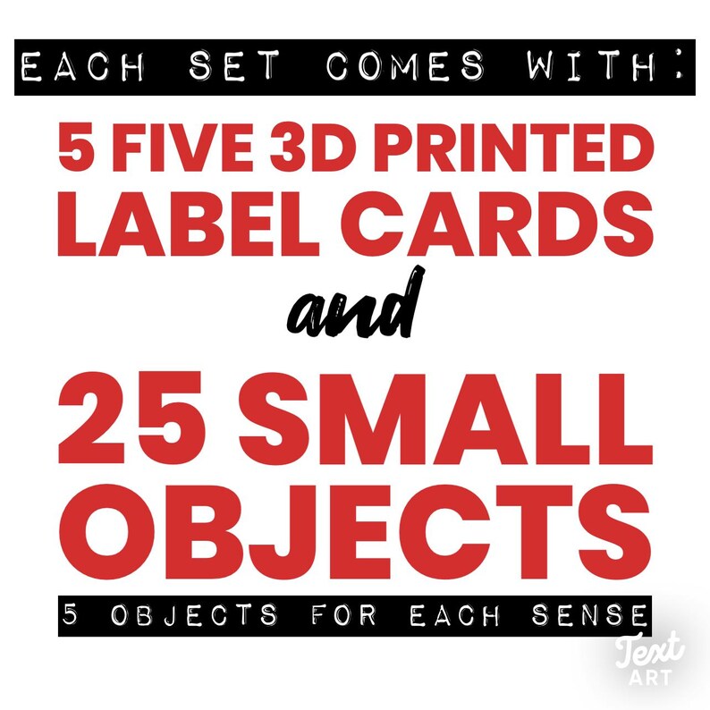 Five Senses Sorting Activity, 5 Senses Miniature Object Set, Hands-on ...