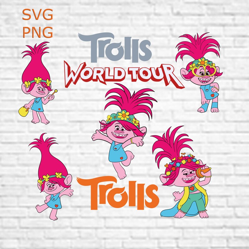 Trolls Movie Svg - Etsy