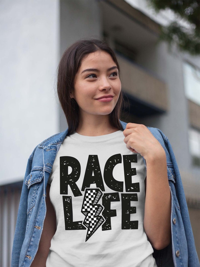 Race Life Png. Distressed Racing Checkered Lightning Bolt - Etsy