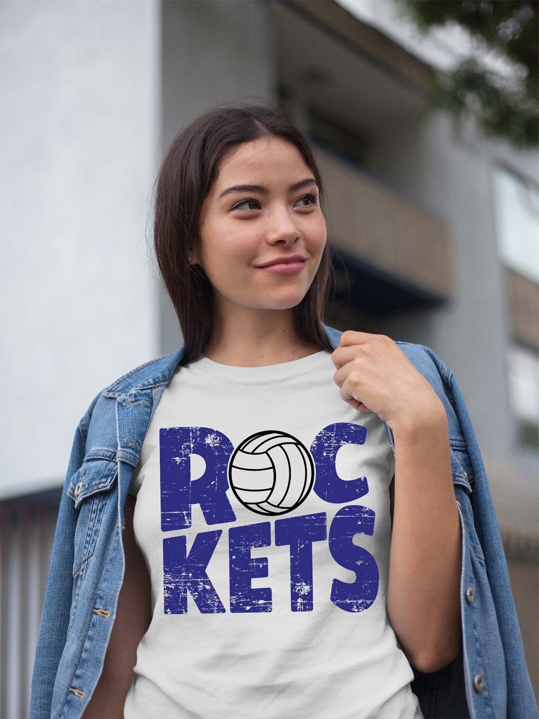 Distressed Volleyball Rockets Png. Rockets Team Digital Design Png for ...