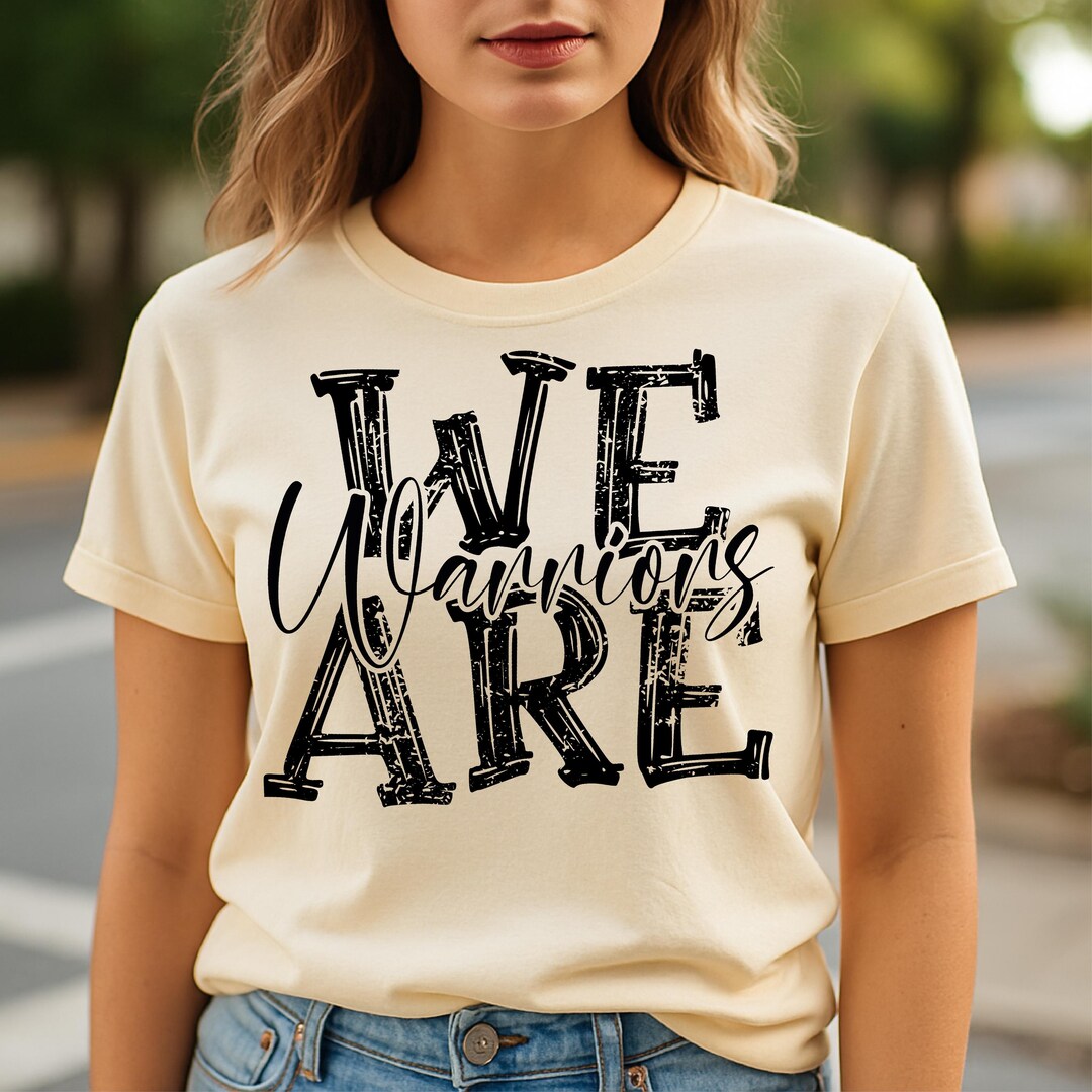 We Are Warriors PNG – Distressed Team Pride Sublimation Design for T ...