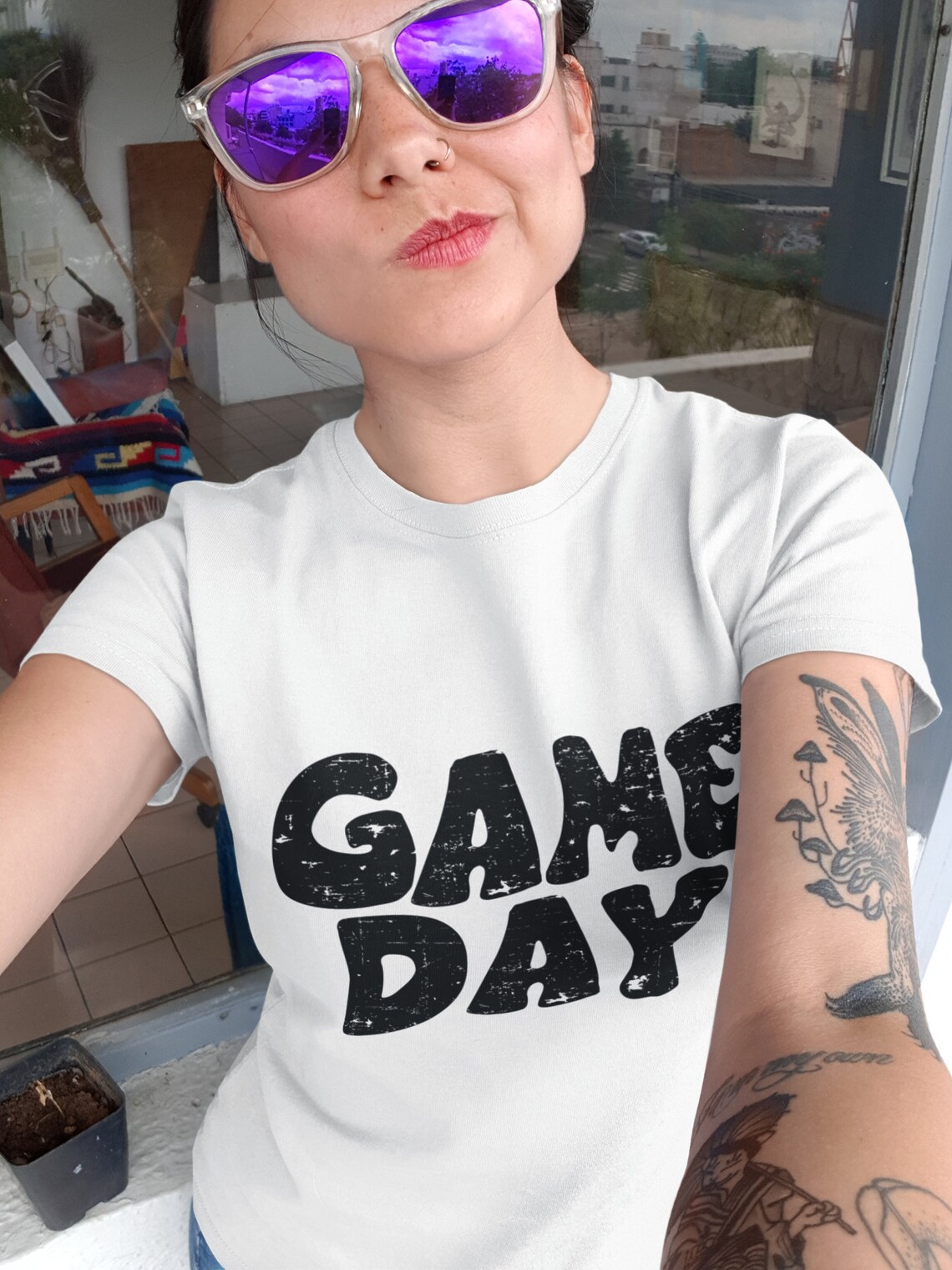 Distressed Game Day Digital Sublimation Design Png for for - Etsy
