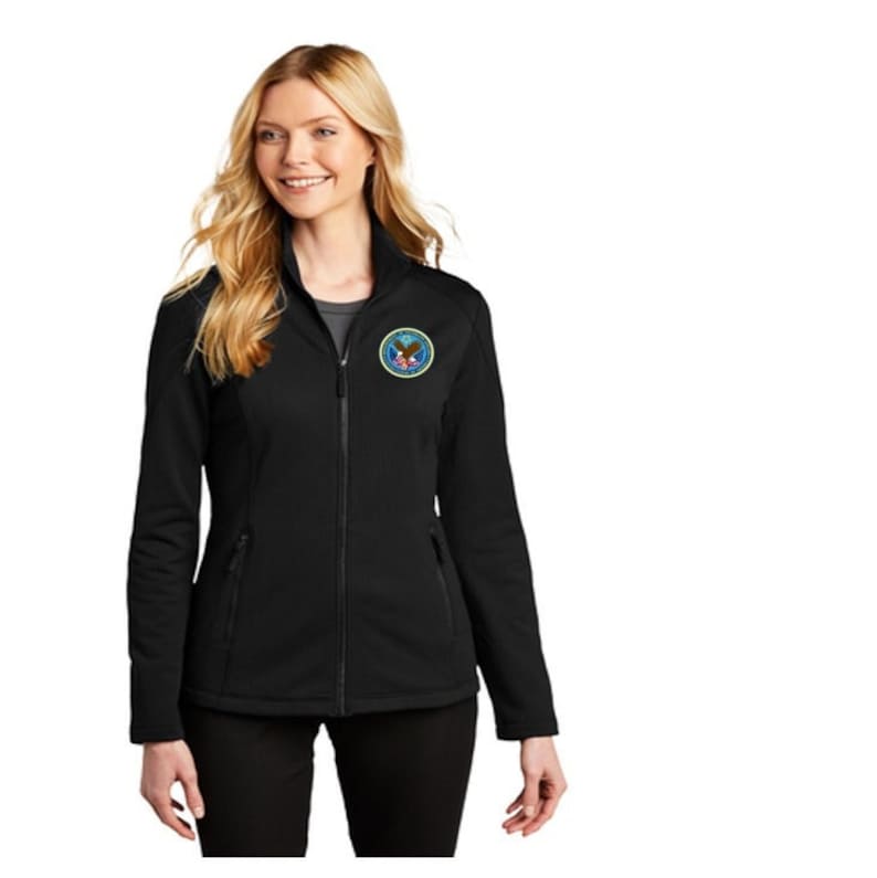 Dept. of Veterans Affairs -ladies Grid Fleece Jacket L239 - Etsy