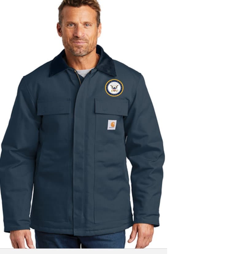 US NAVY Carhartt Duck Traditional Coat CTC003 - Etsy