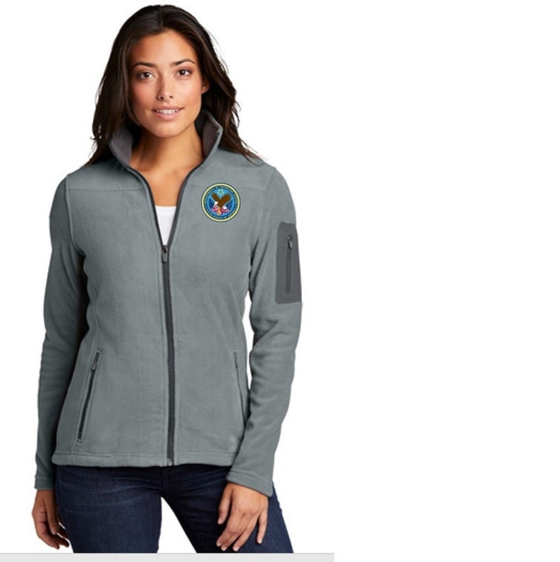 Dept of Veterans Affairs - Port Authority Summit Fleece Full Zip Jacket ...