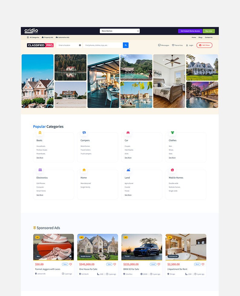 Premium Classified Pro Theme for Wordpress - Classified Pro: Local ...