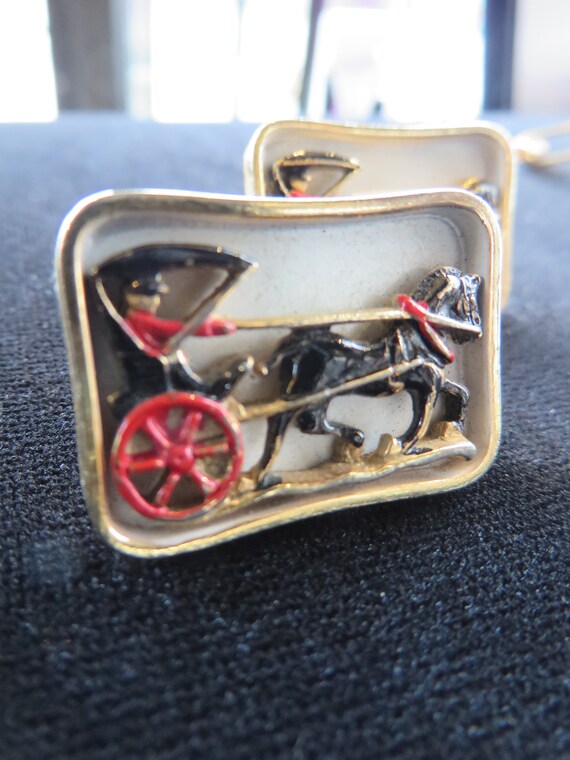 Vintage Anson Brown Horse Reverse Cut Crystal Intagli… - Gem