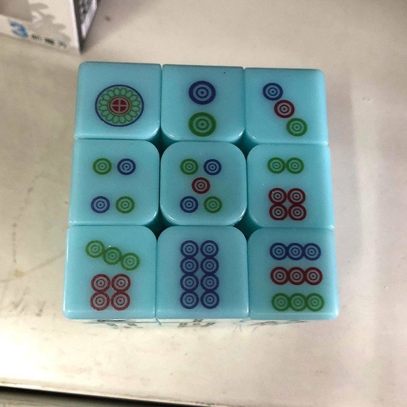Majiang Fa Dots Various Tile Pattern Puzzle Cubes Shift Cube - Etsy
