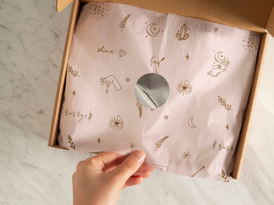 Tissue Paper Gift Packaging Gift Wrapping Paper Product | Etsy