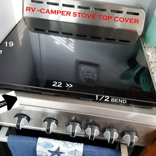 RV Camper Stove Top Cover Highly Polished Aluminum Diamond - Etsy