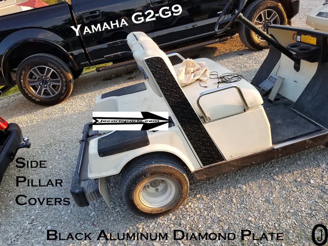 Fits Yamaha G2/G9 Golf Cart Black Aluminum Diamond Plate SIDE - Etsy