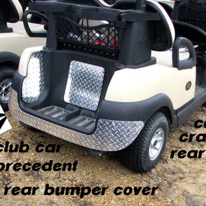 Fits Club Car PRECEDENT Golf Cart Aluminum Diamond Plate Rear BODY ...