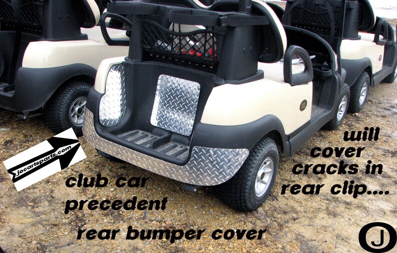 Fits Club Car PRECEDENT Golf Cart Aluminum Diamond Plate Rear BODY ...