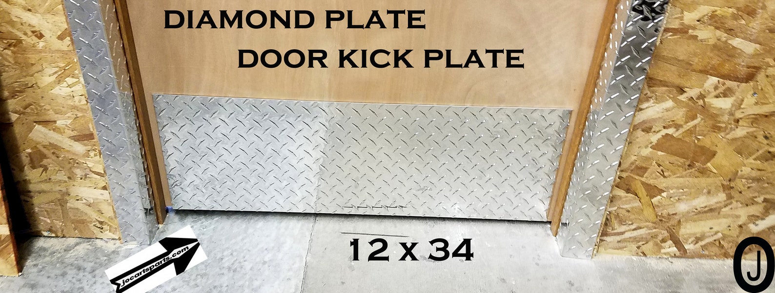 Highly Polished Aluminum Diamond Plate Door Kick Plate 16 - Etsy