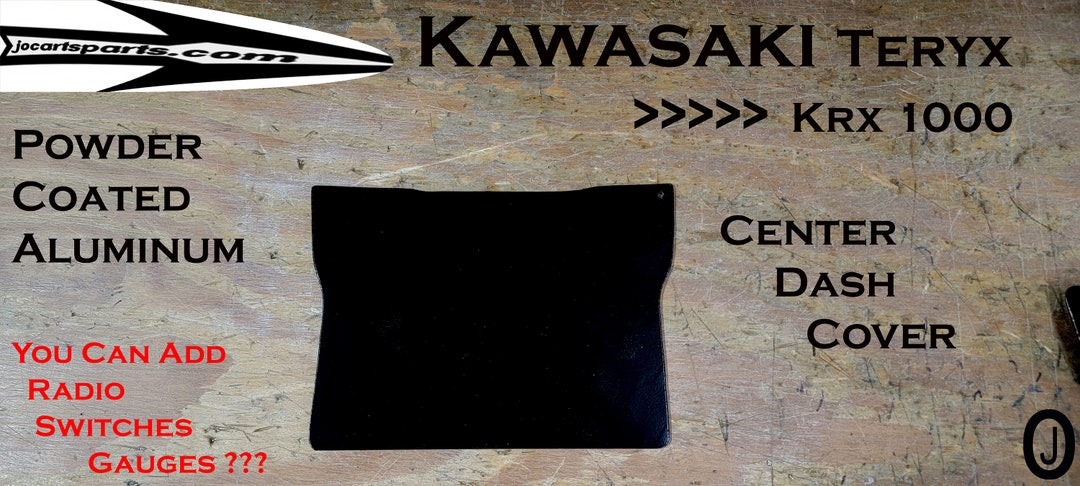 Kawasaki Teryx KRX 1000 Powder Coated Aluminum Dash Cover for Switches ...