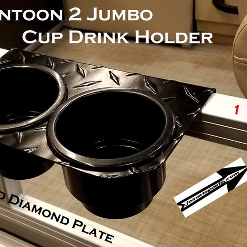 Diamond Plate JUMBO 2 Cup Holder Fits 1 Inch - Etsy