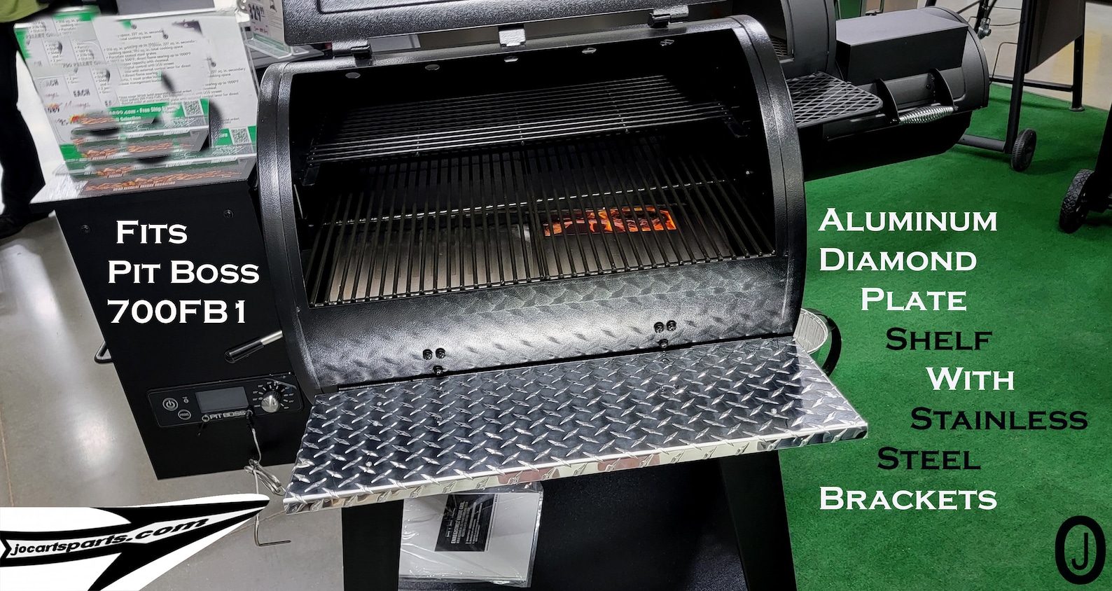Folding Shelf for Pit Boss 700 FB1 Pellet Grill Made With Aluminum ...