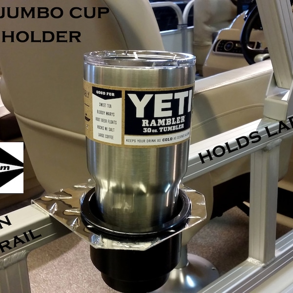 Pontoon Rail Cup Holder - Etsy