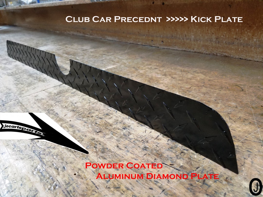 Fits Club Car PRECEDENT Golf Cart Powder Coated Diamond Plate KICK ...