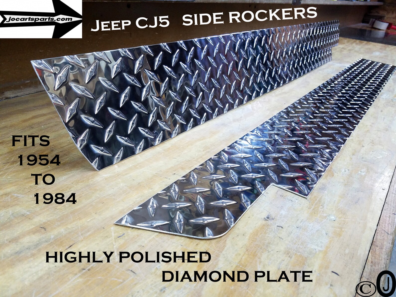 Fits JEEP CJ5 Aluminum Diamond Plate Side Rocker Panel 5 | Etsy