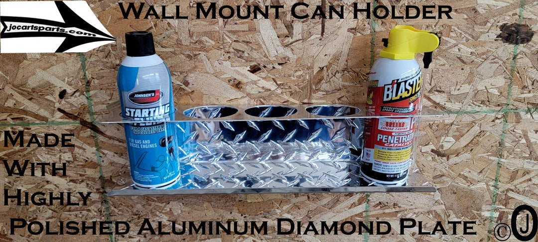 Wall Mount Aerosol Spray Can Holder Rack Organizer for Garage,work or ...