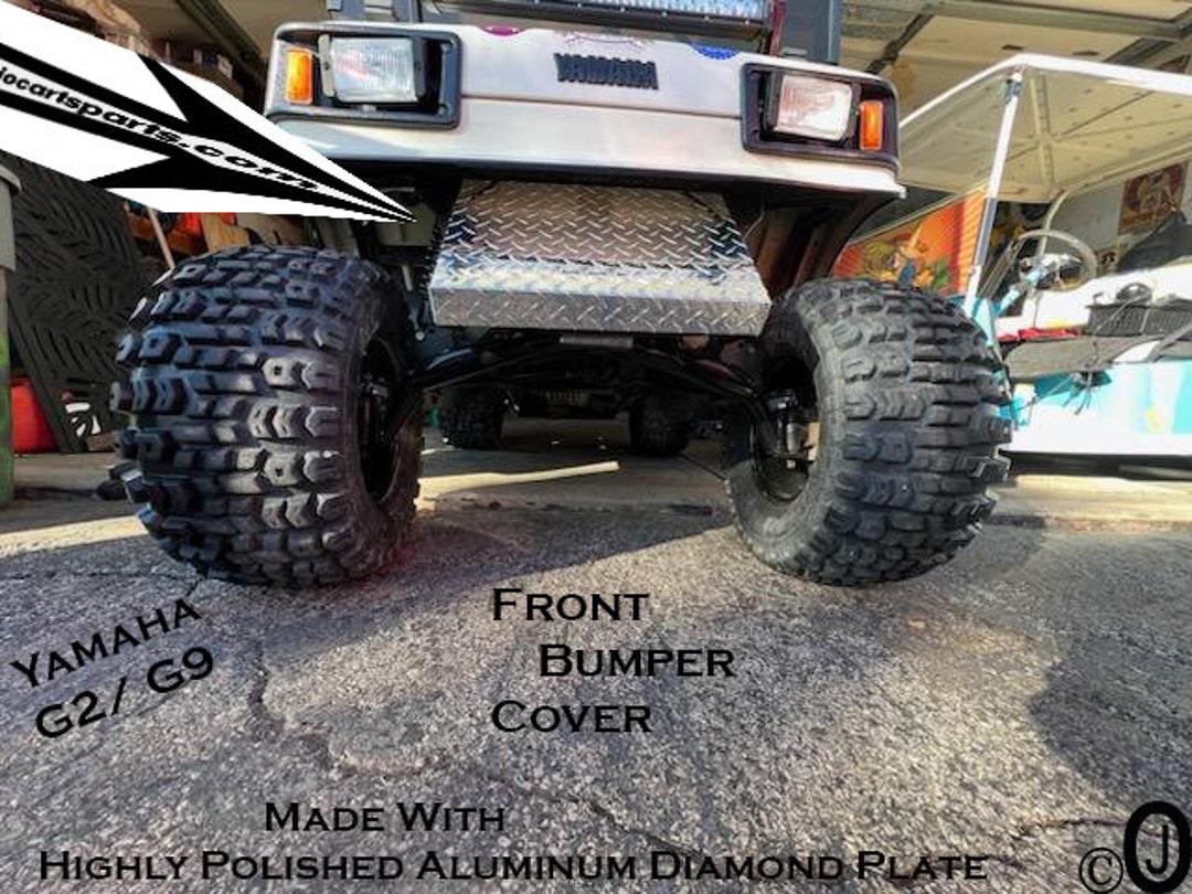 Yamaha G2 & G9 Golf Cart Highly Polished Alum Diamond Plate Front ...