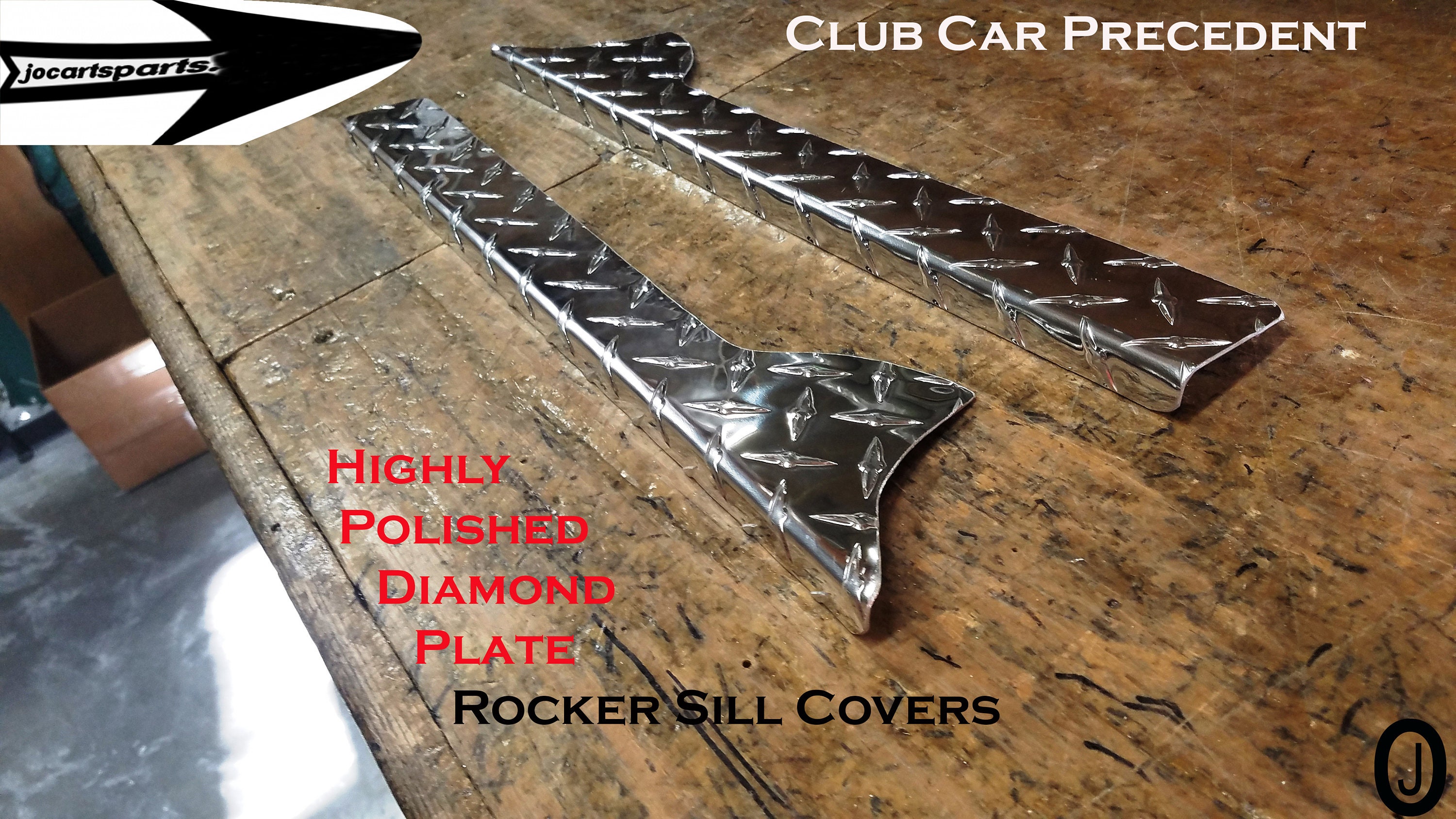 Fits Club Car PRECEDENT Golf Cart Polished Aluminum Diamond Plate ...