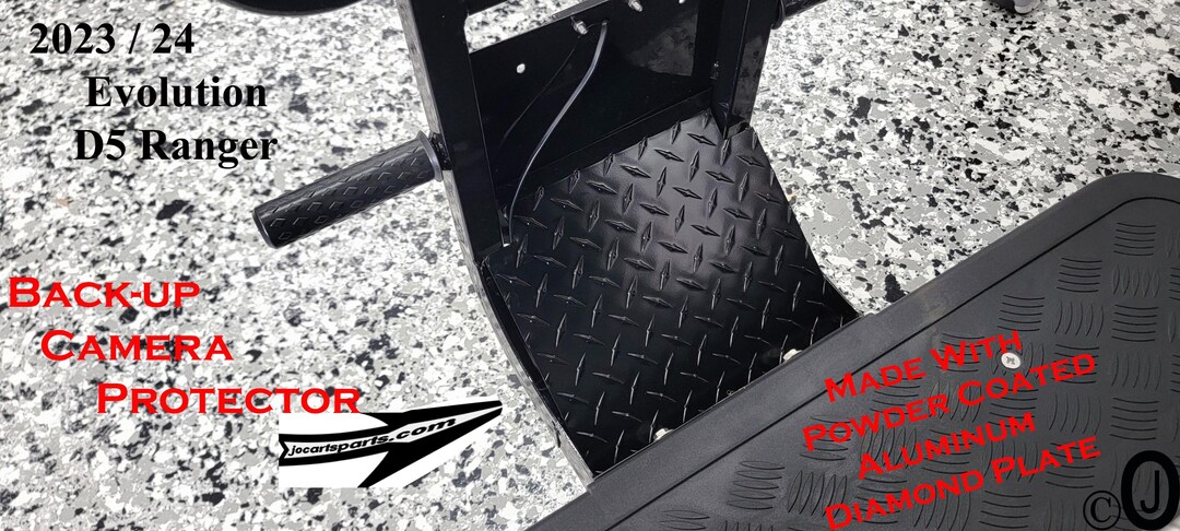 Evolution D5 Ranger Golf Cart Powder Coated Diamond Plate Back-up ...