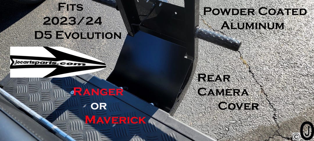 Evolution D5 Maverick Golf Cart Powder Coated Aluminum Back-up Camera ...