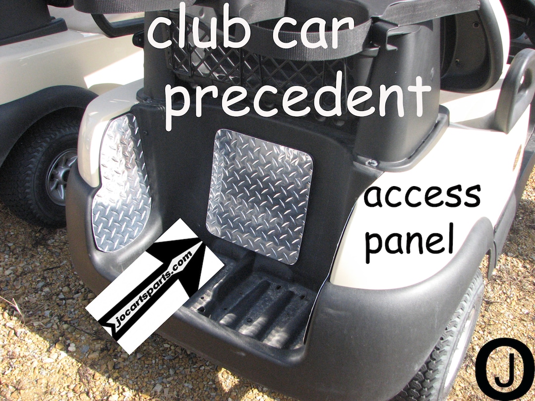 Fits Club Car PRECEDENT Golf Cart Aluminum Diamond Plate ACCESS PANEL ...