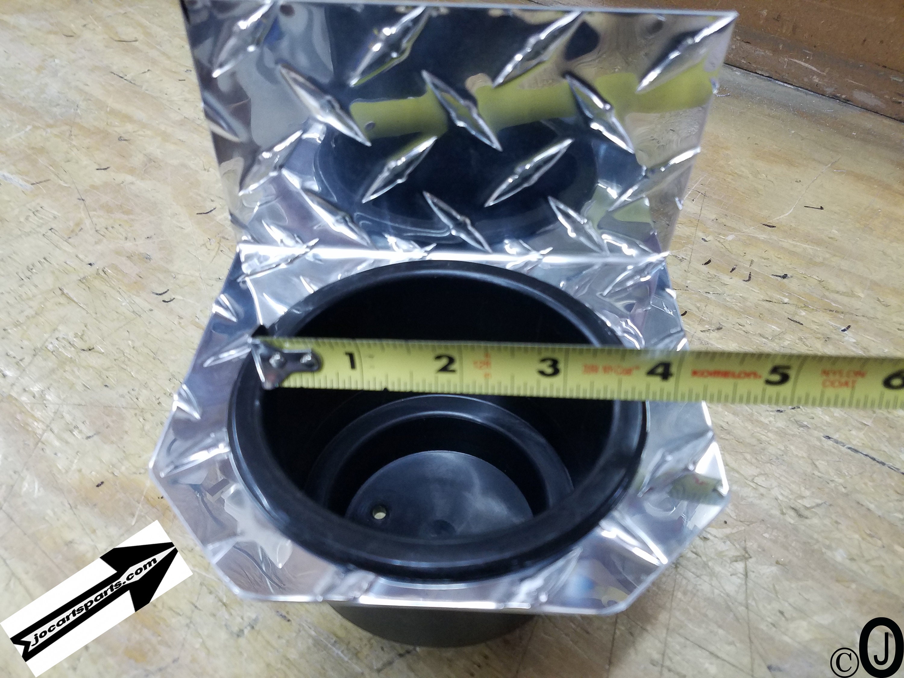 Single Flat JUMBO Cup Holder Diamond Plate Fits Jeeps-golf - Etsy