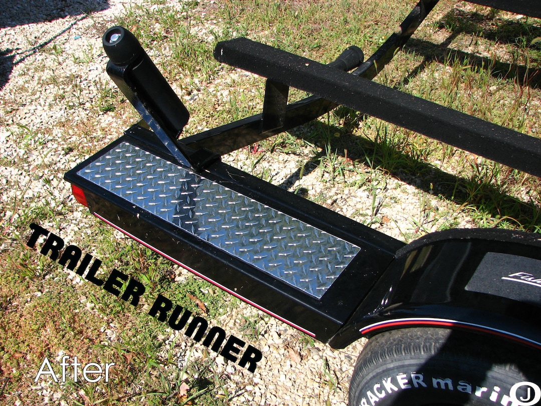 Boat Trailer Highly Polished Aluminum Diamond Plate Fender Covers 6x36 ...