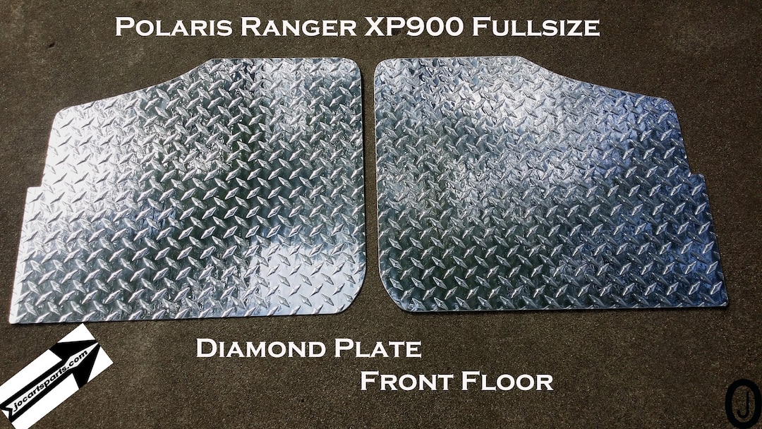 Fits Polaris Ranger XP900 Fullsize Rugged Tread Brite Diamond Plate ...