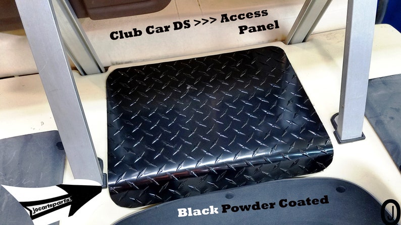 Fits Club Car DS Golf Cart Powder Coated Aluminum Diamond Plate Access ...
