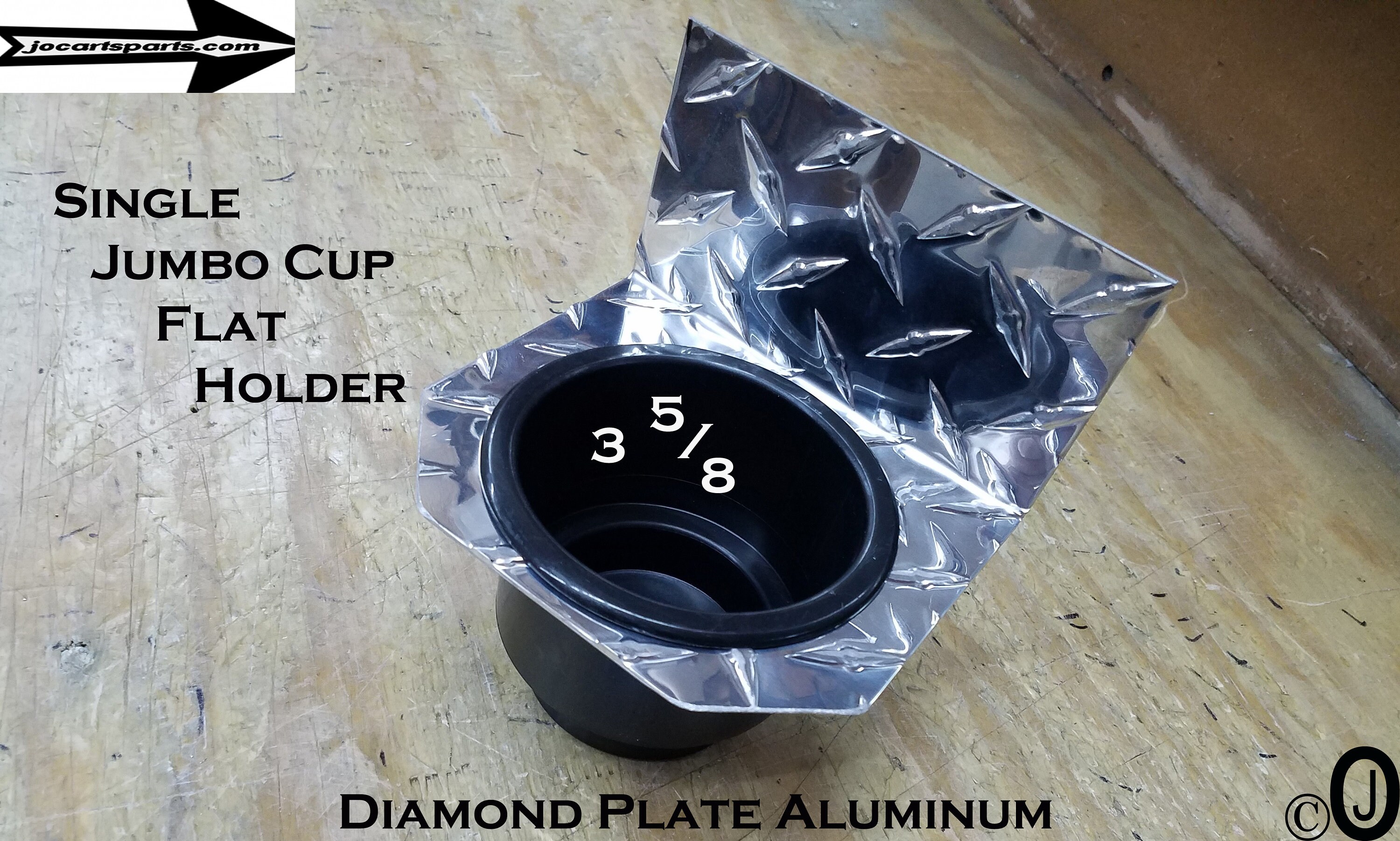 Single Flat JUMBO Cup Holder Diamond Plate Fits Jeeps-golf - Etsy