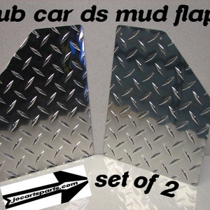 Fits Club Car Ds Golf Cart High Polished Aluminum Diamond Plate Mud ...