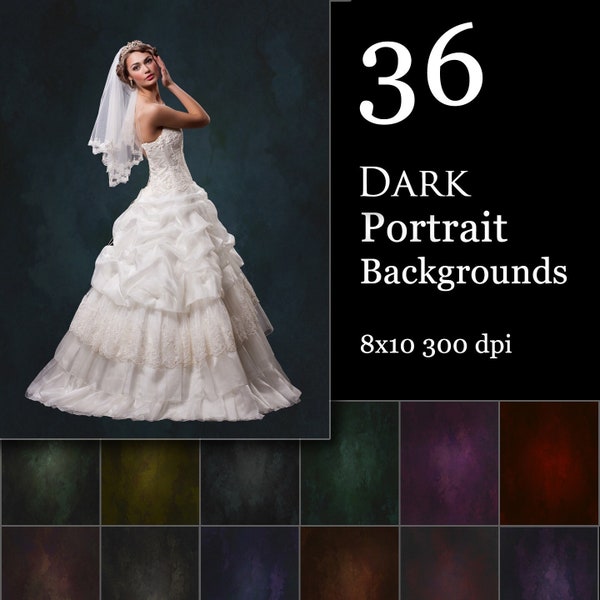 72 Portrait Digital Backgrounds, Portrait Textures, Fine Art Backdrops ...