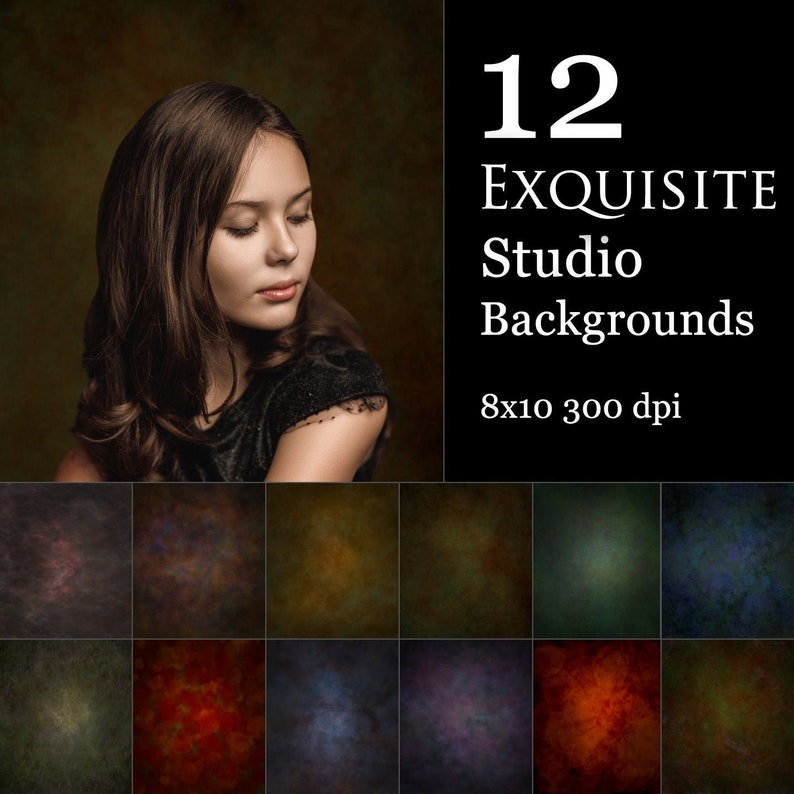 12 Exquisite Studio Backgrounds, Digital Studio Backdrops, Fancy ...