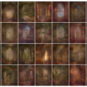 36 Victorian Digital Backdrops, Antique Portrait Backgrounds, Fancy ...