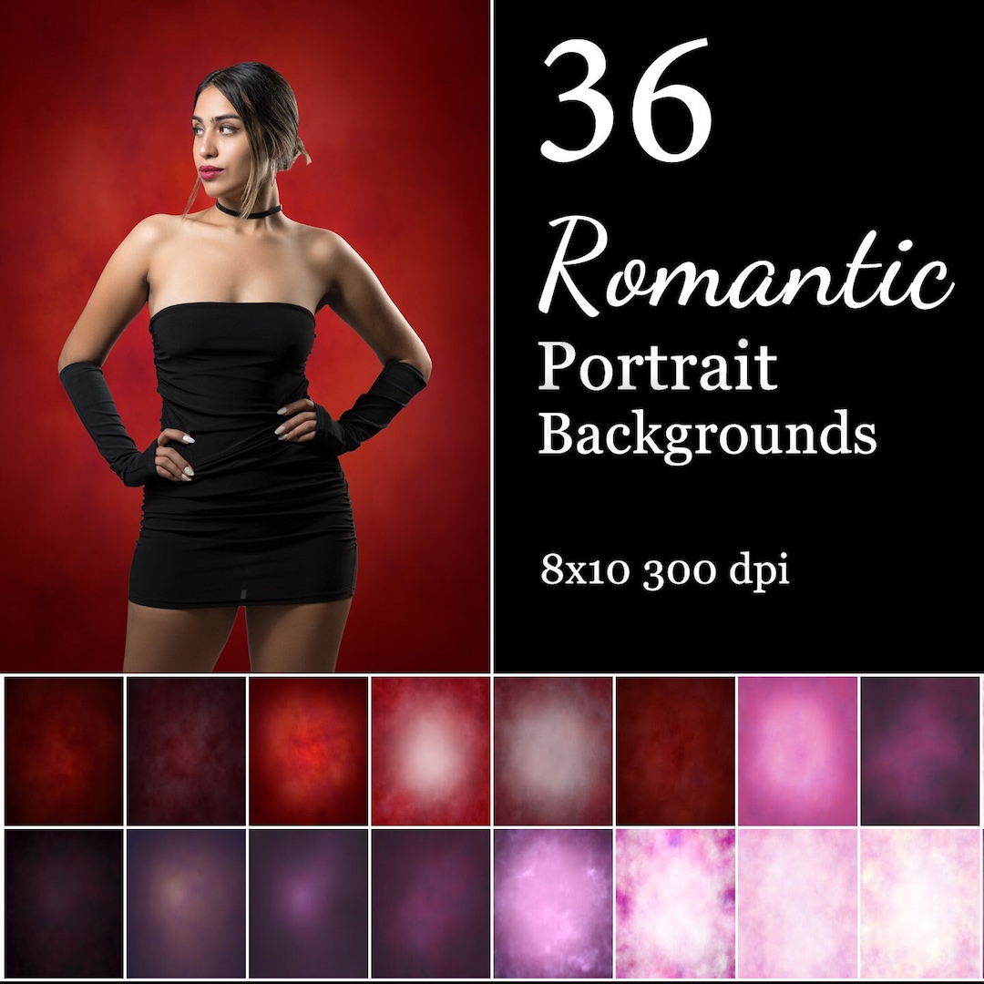36 Romantic Portrait Backgrounds Valentine Photo Backdrops - Etsy