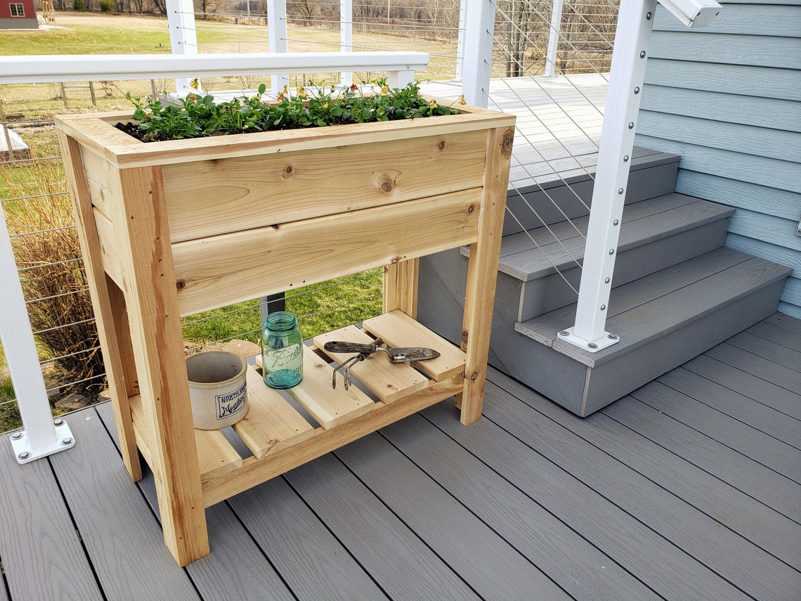 Digital Plans 36x15 Raised Cedar Planter Box / - Etsy