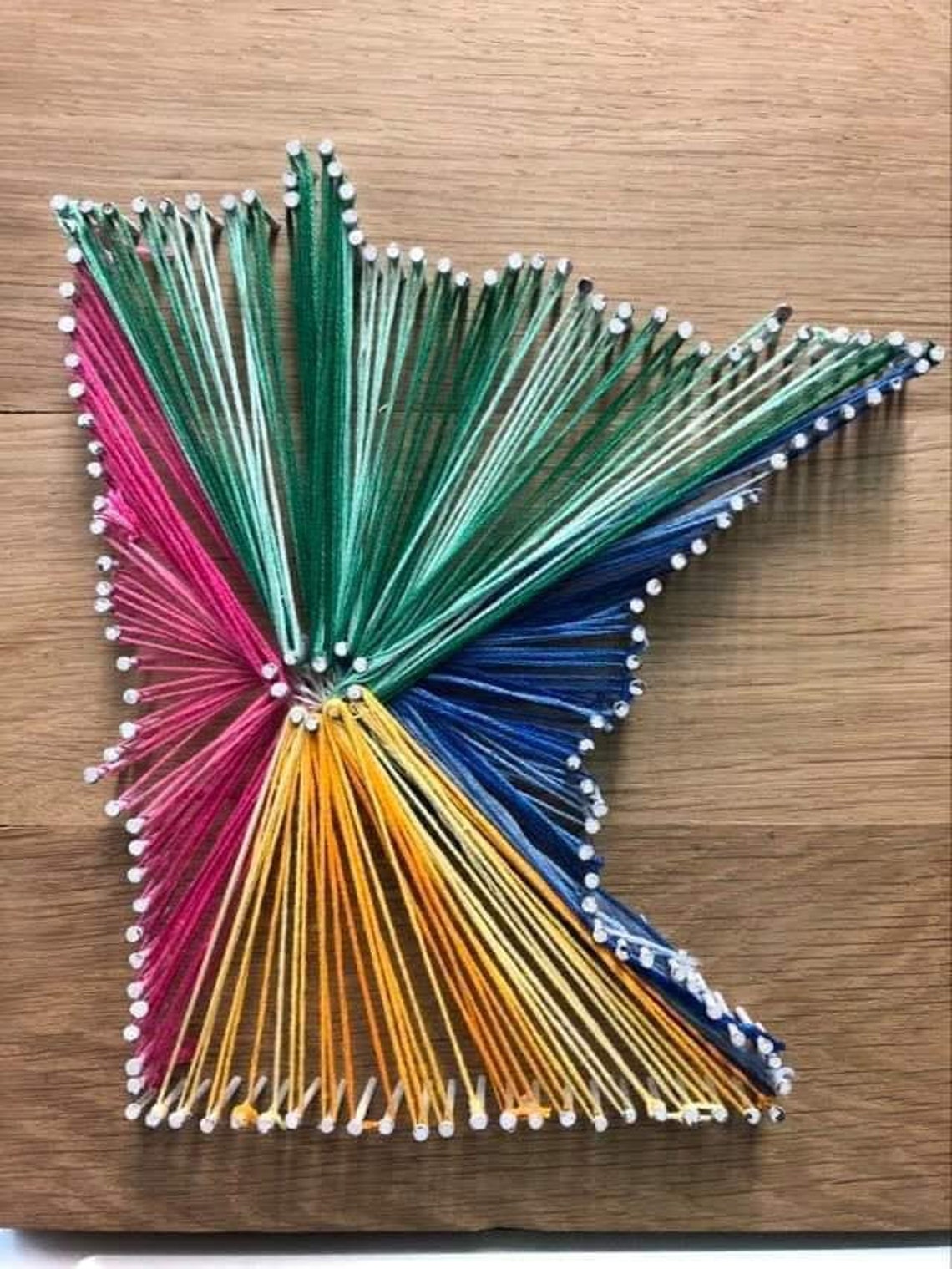 Digital Plans Minnesota String Art Template / String Art Pattern ...