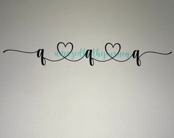 Two Hearts Connected Svg - Etsy